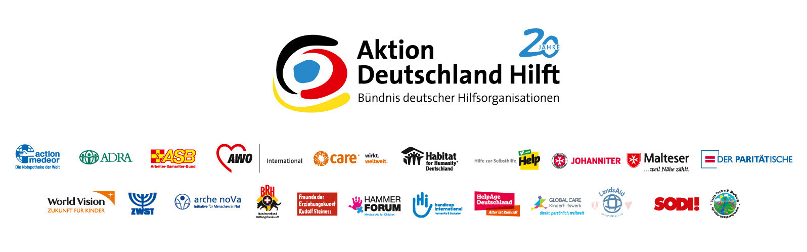 20 Jahre Aktion Deutschland Hilft . Aktion Deutschland Hilft