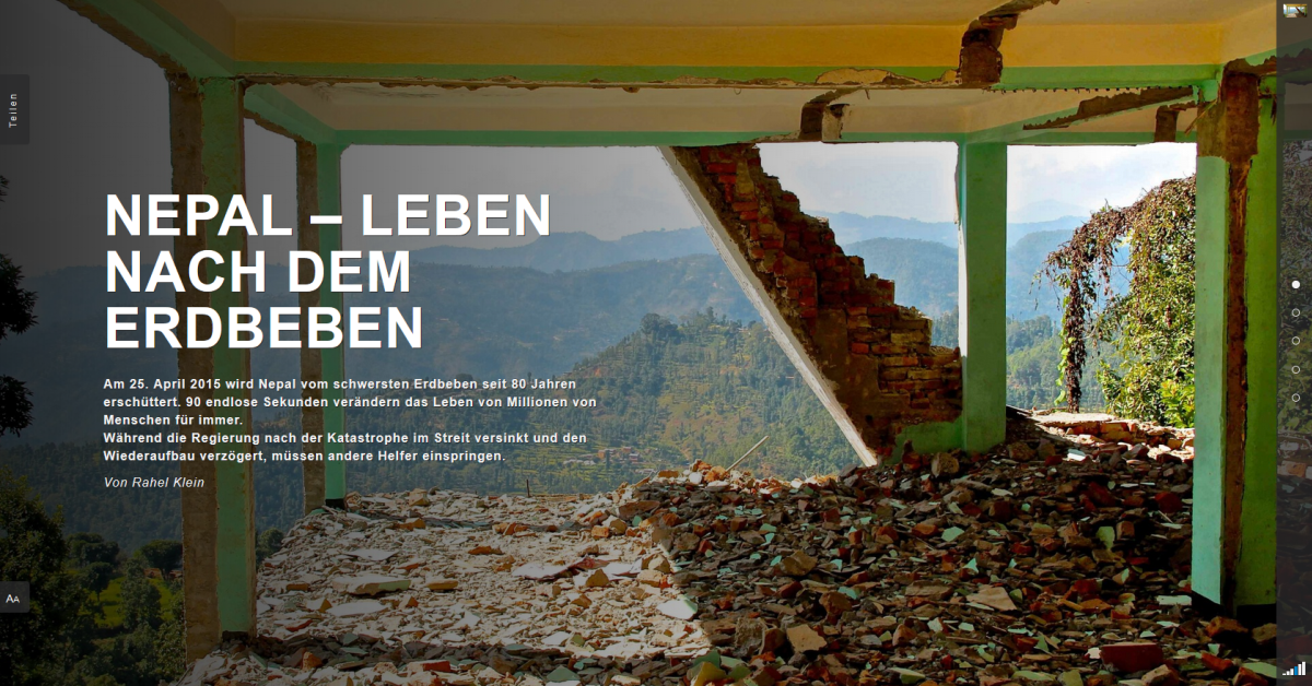 Journalistenwettbewerb: Nepal: Leben... Aktion Deutschland Hilft